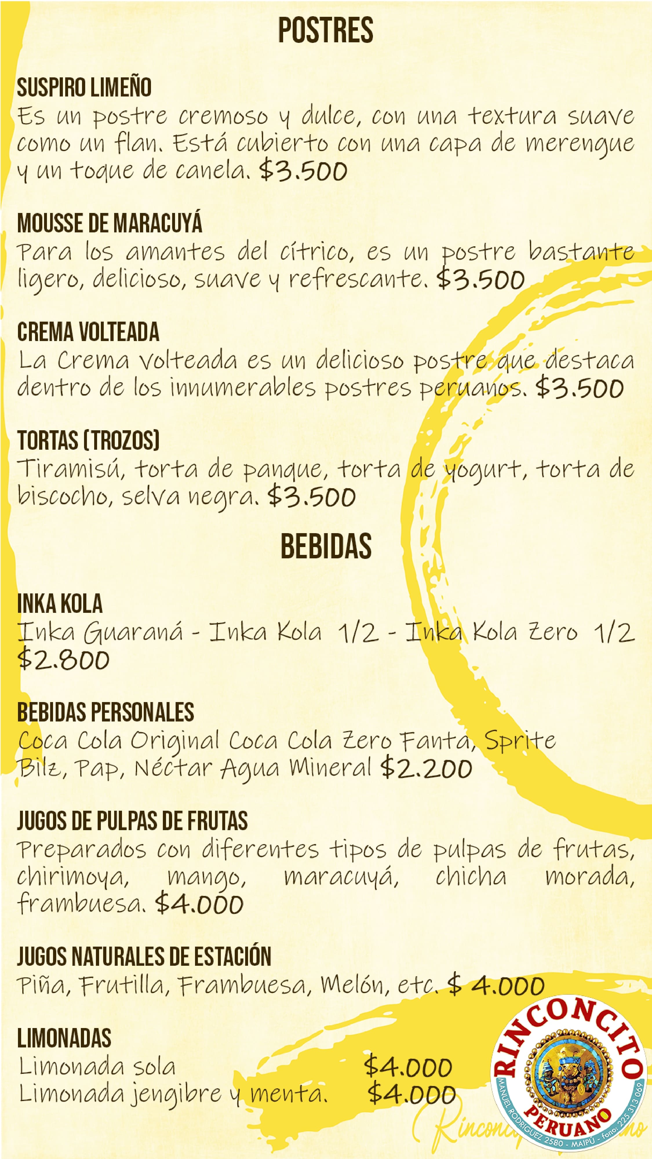 Rinconcito Peruano - Restaurante Peruano en Maipú, Santiago